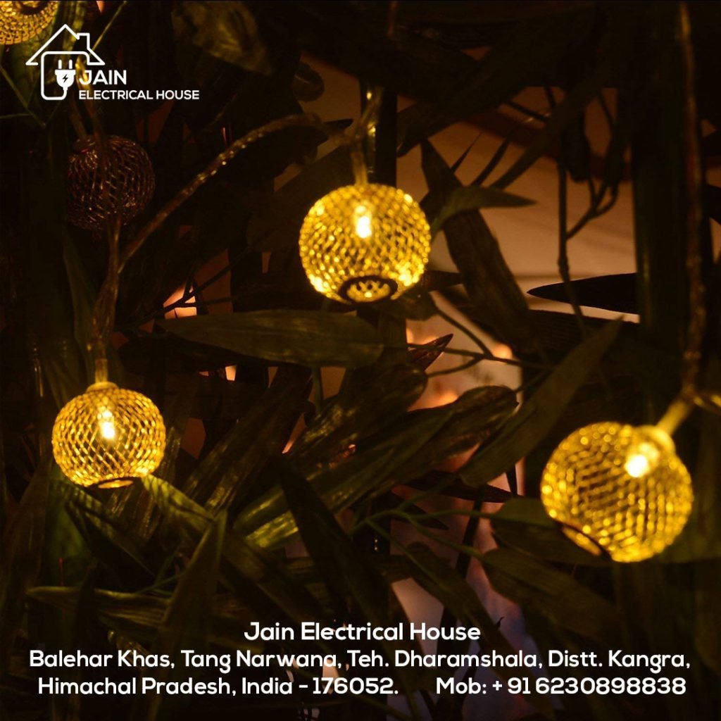 LED Metal Iron Ball String Lights - Jain Electrical House