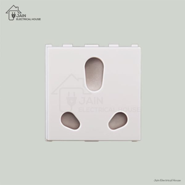 Buy Anchor Roma Urban 6A/16A Socket, 2 Module, ISI (66455)