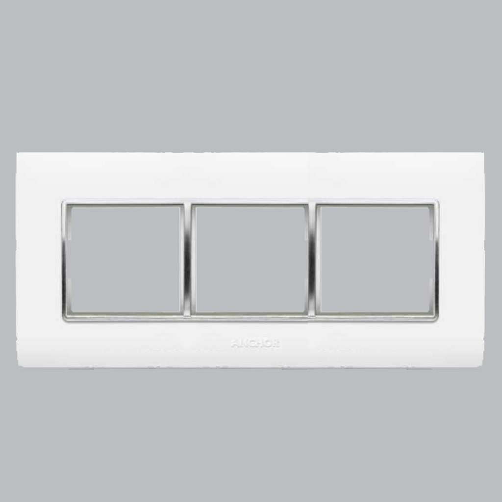 Anchor Penta Modular 6 Module Plate (With Chrome Collar) - 65806
