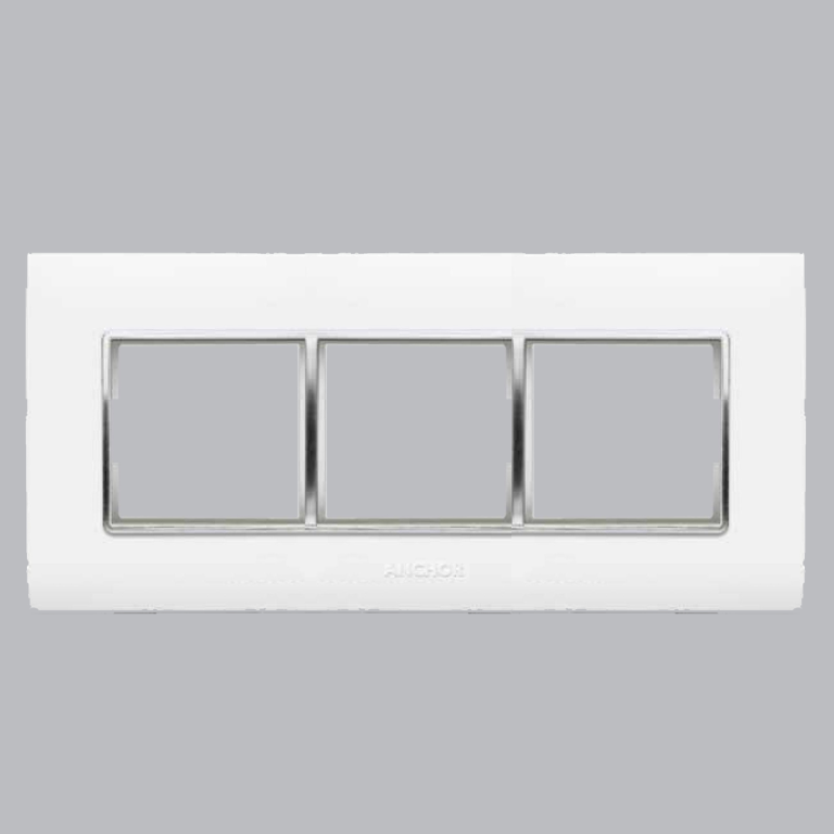 Anchor Penta Modular 6 Module Plate (With Chrome Collar) - 65806